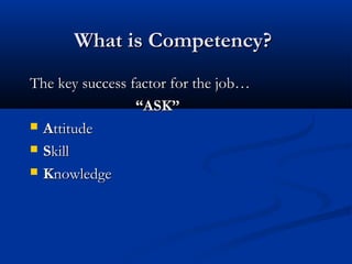 Competency mapping | PPT