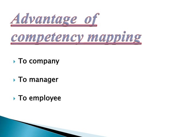 Competency mapping | PPT