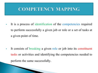 Competency mapping | PPTX