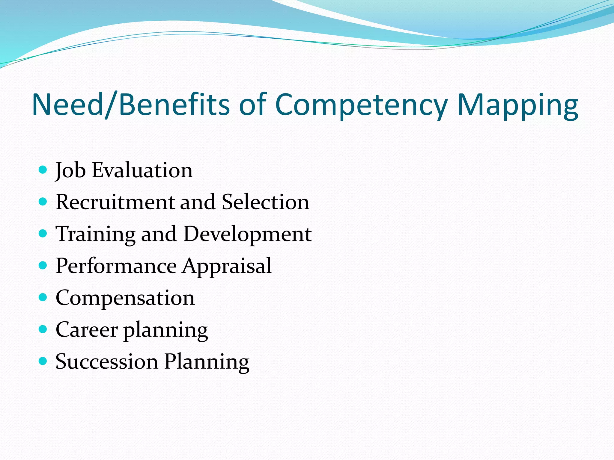 Competency mapping | PPTX