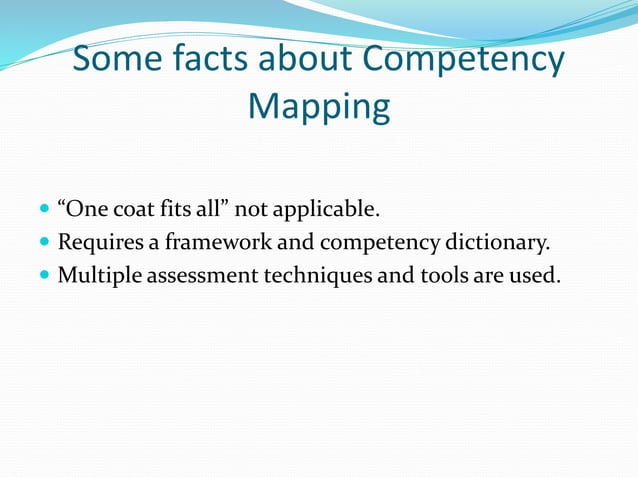 Competency mapping | PPTX | Education