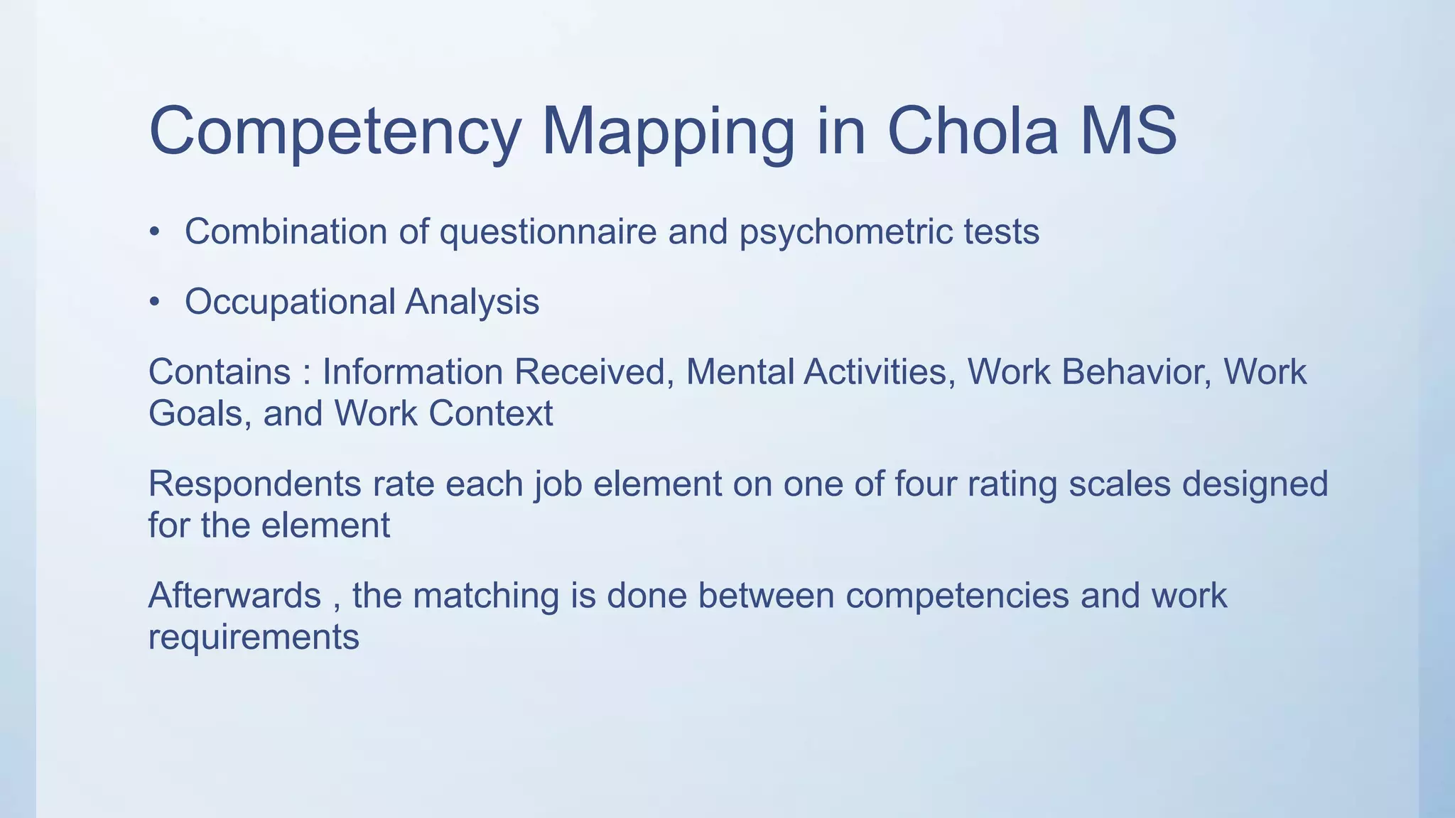 Competency mapping | PPTX