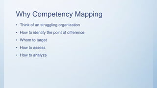 Competency mapping | PPT