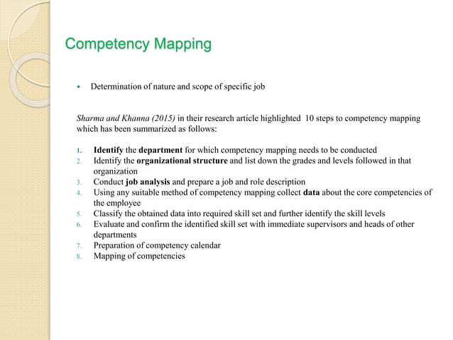 Competency mapping- Importance and applications- useful for freshers ...