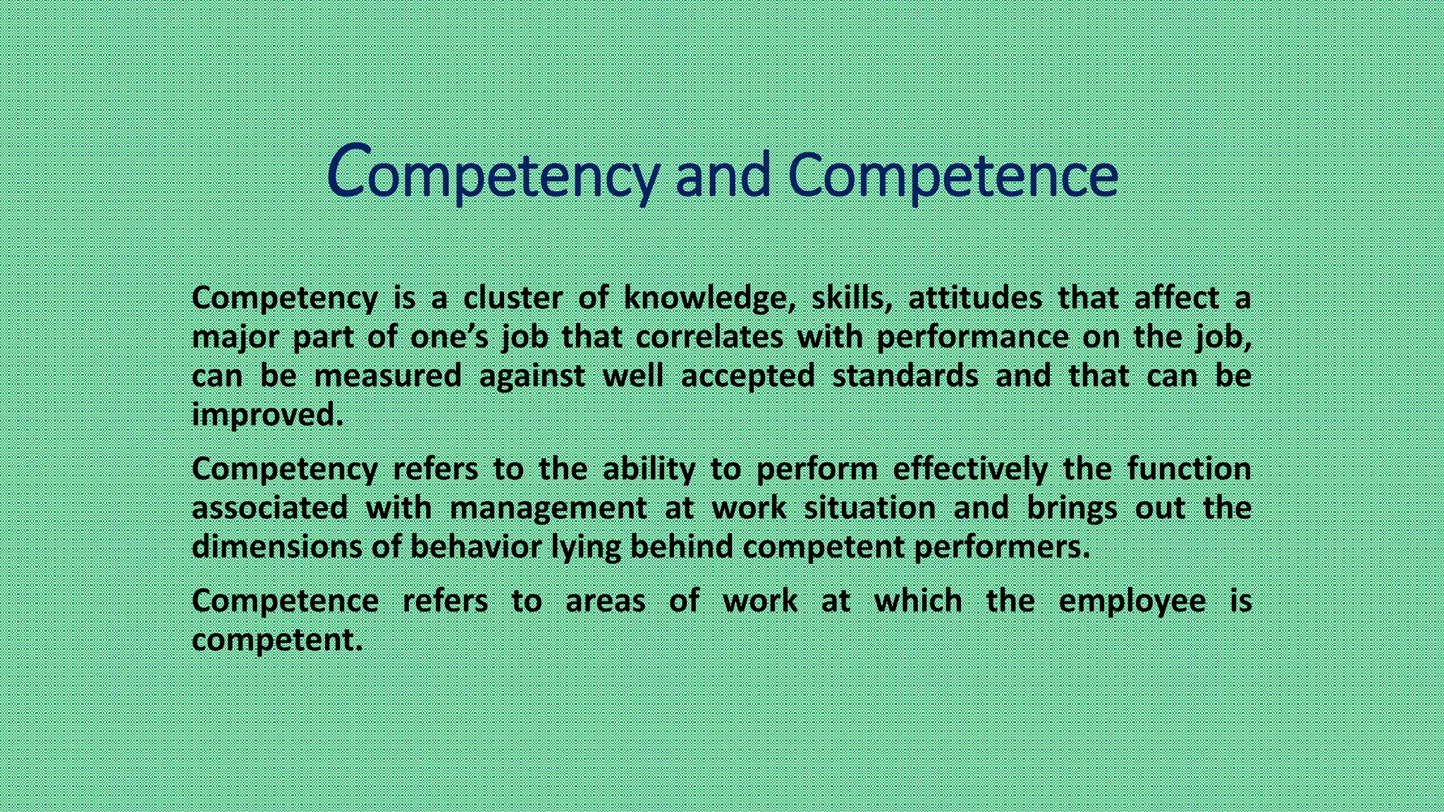 Competency mapping | PPT