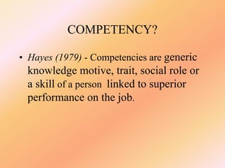 Competency_Mapping.ppt | Resume Writing and Advice | Job Search