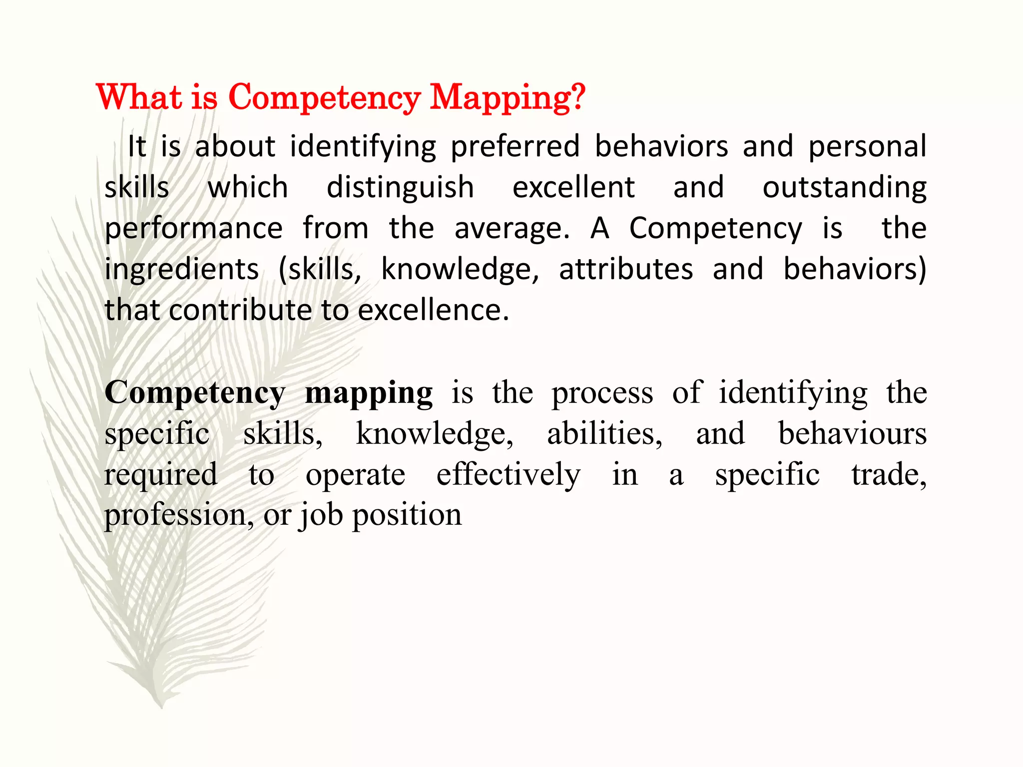 Competency mapping (2) | PPTX