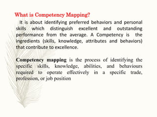 Competency mapping (2) | PPT