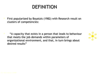 Competency mapping assessment and management | PPT