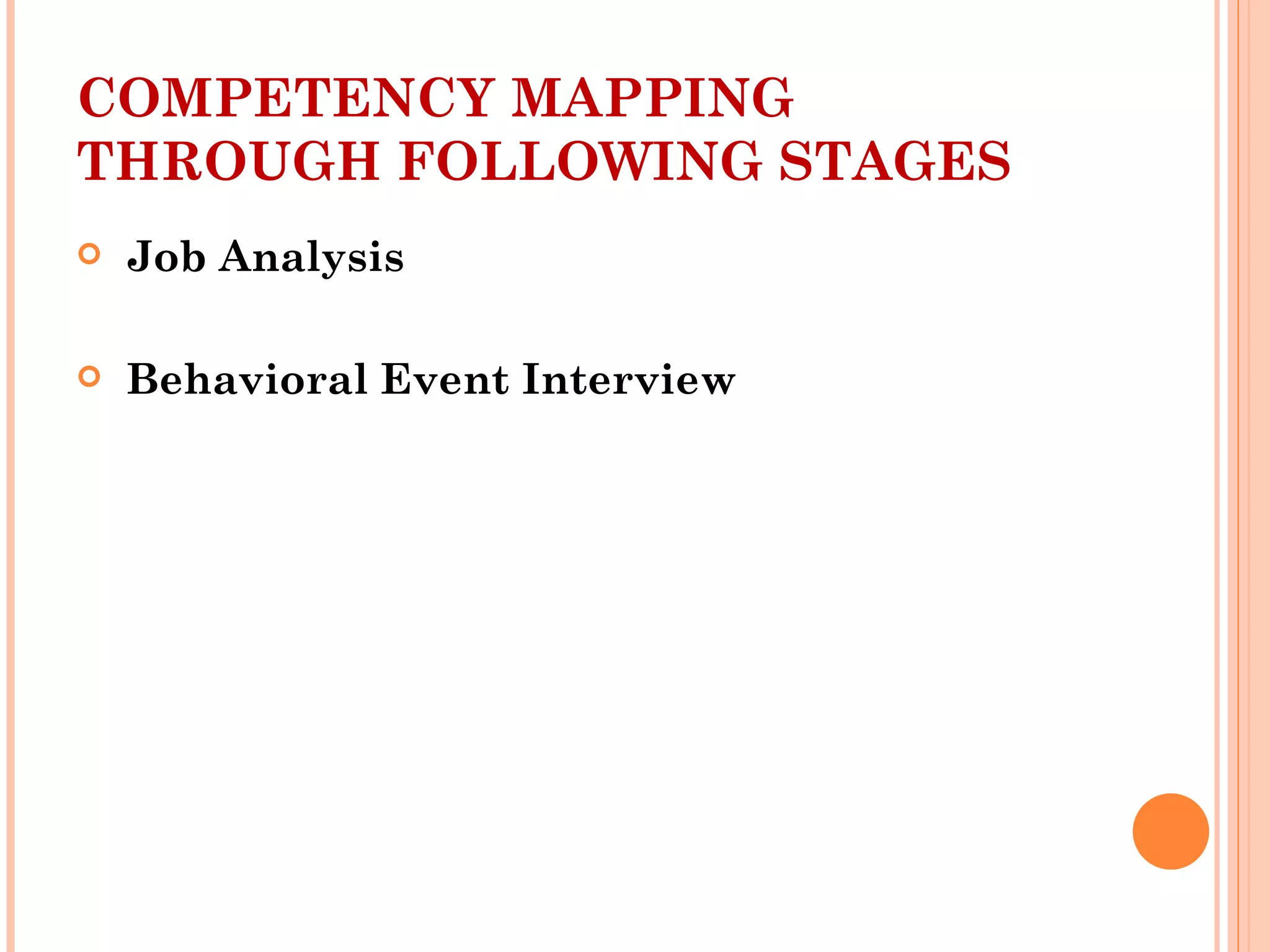 Competency mapping ppt | PPT