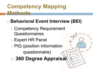 Competency mapping ppt | PPTX