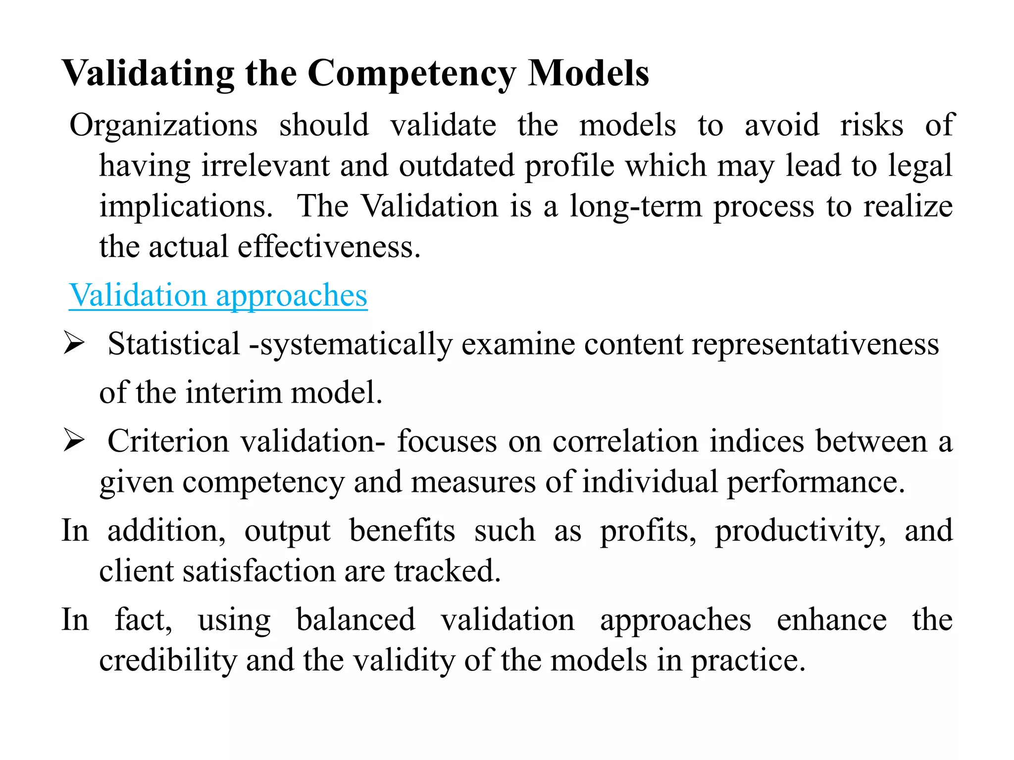 Competency model | PPTX