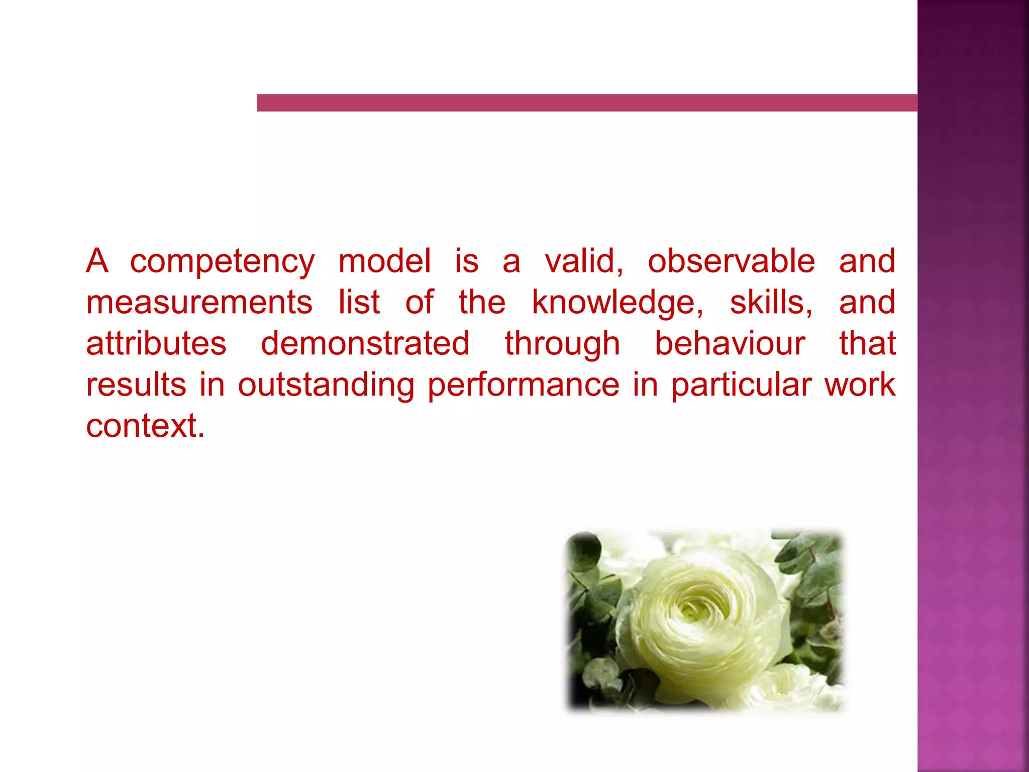Competency model | PDF