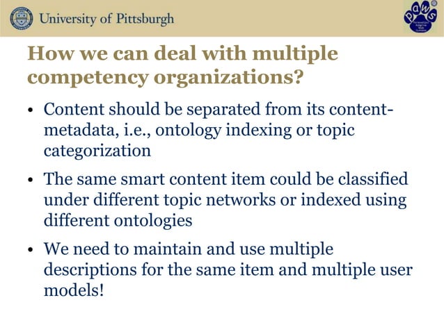 Competency Modeling for E-Learning | PPTX | Databases | Computer ...