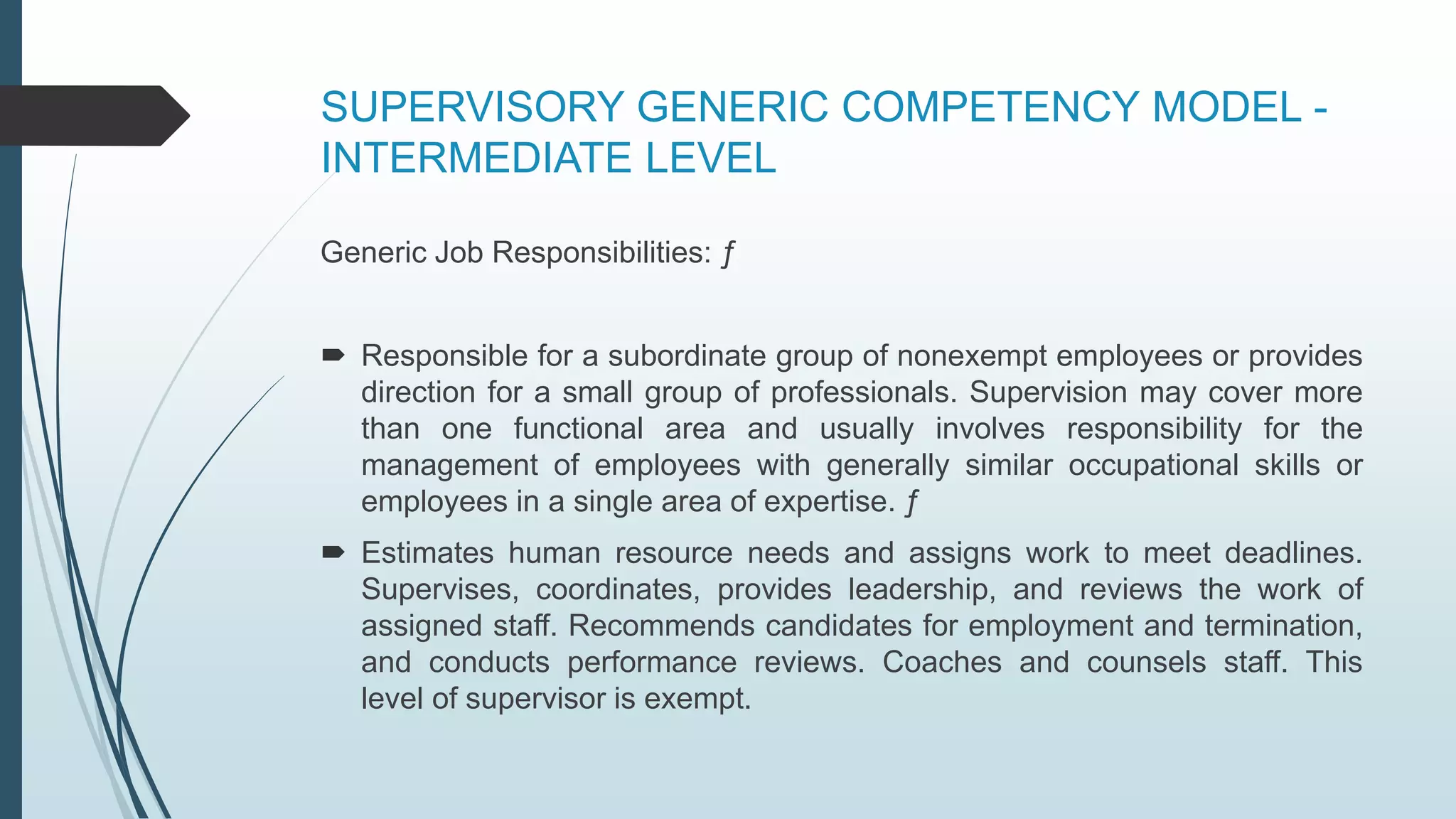 Competency Models | PPTX