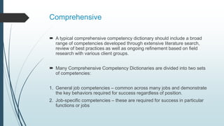 Competency Models | PPTX