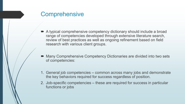Competency Models | PPTX