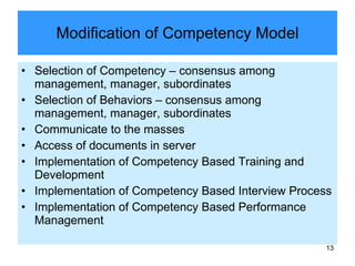 Training Department Competency Model | PPT