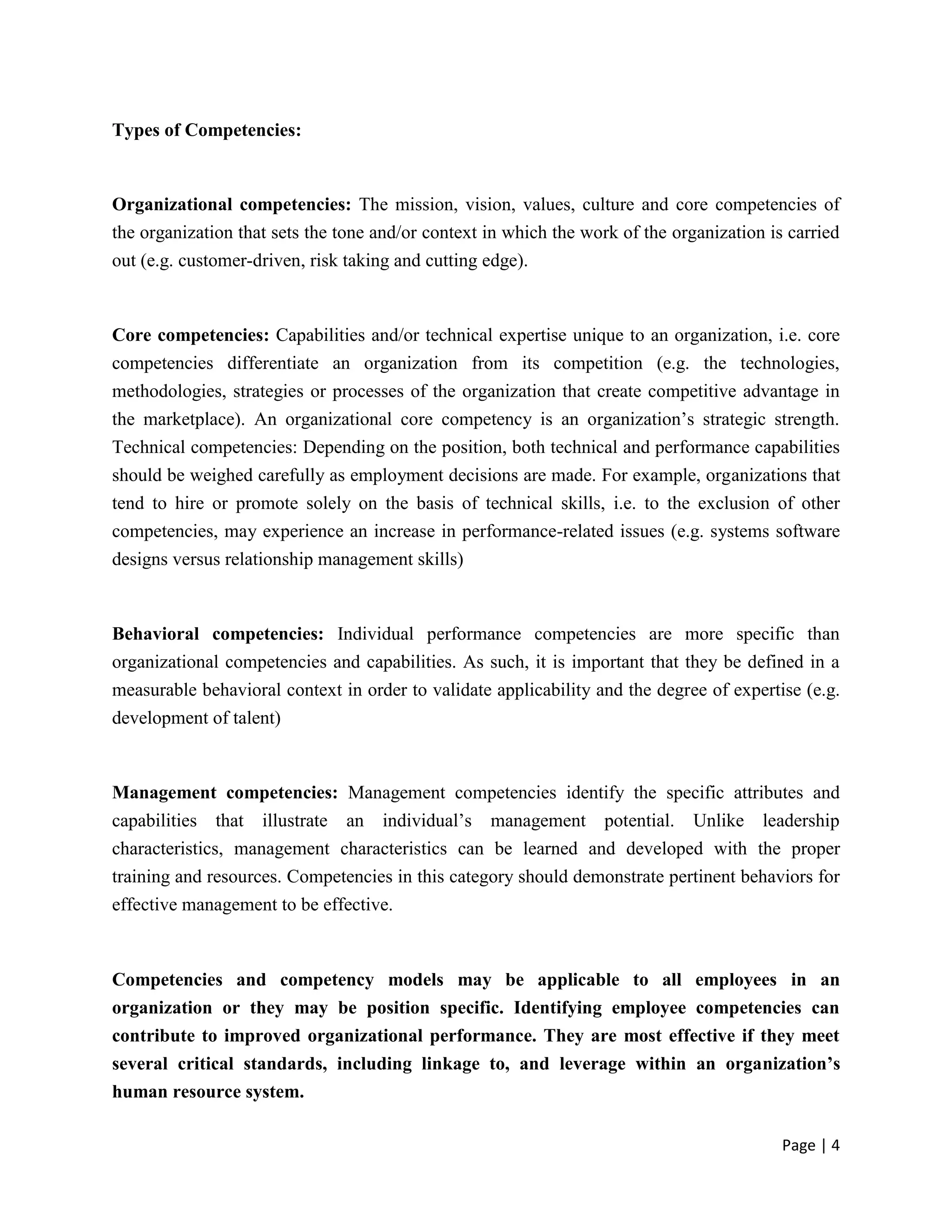 Competency needs and gap analysis | PDF