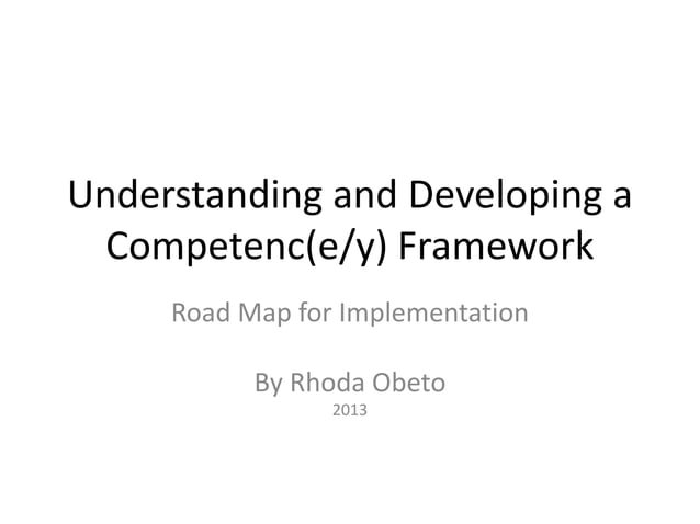 Understanding Competency Mapping | PPT