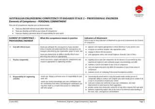 Stage 2 Competency Assessment Report | PDF