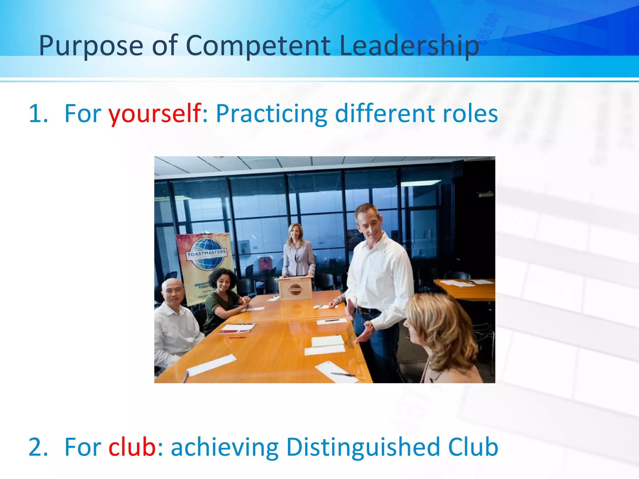 Competent Leadership Workshop | PPT