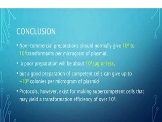Competent cell preperation and bacterial transformation.ppt