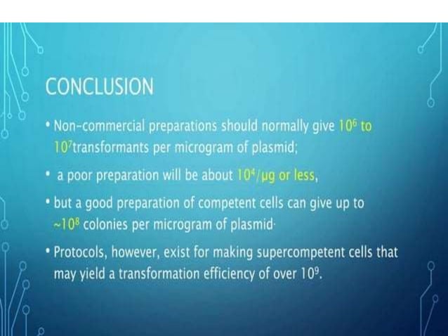 Competent cell preperation and bacterial transformation.ppt ...
