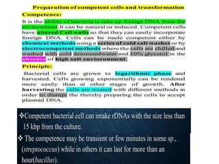 Competent cell preperation and bacterial transformation.ppt