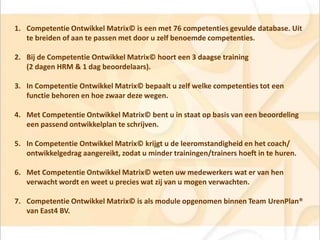 Competentie ontwikkel matrix© | PPT