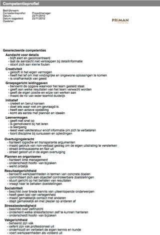 Competentieprofiel gedragsvoorbeelden | PDF | Careers