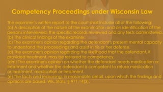 Mental Health on Trial: Part 1 - Competency | PPT