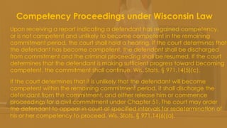 Mental Health on Trial: Part 1 - Competency | PPT