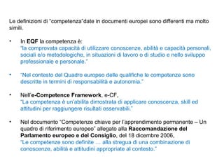 Competenze comuni asse scientifico tecnologico | PPT