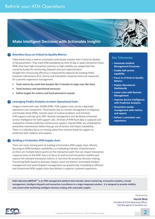 Competing With Transaction Analytics White Paper from ESQ | PDF