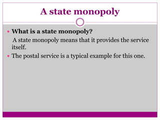 Competion and monopolies | PPTX
