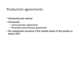 EU Competition.horizontal agreements | PPSX