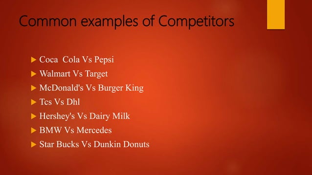 Competition and competitive Strategies | PPTX