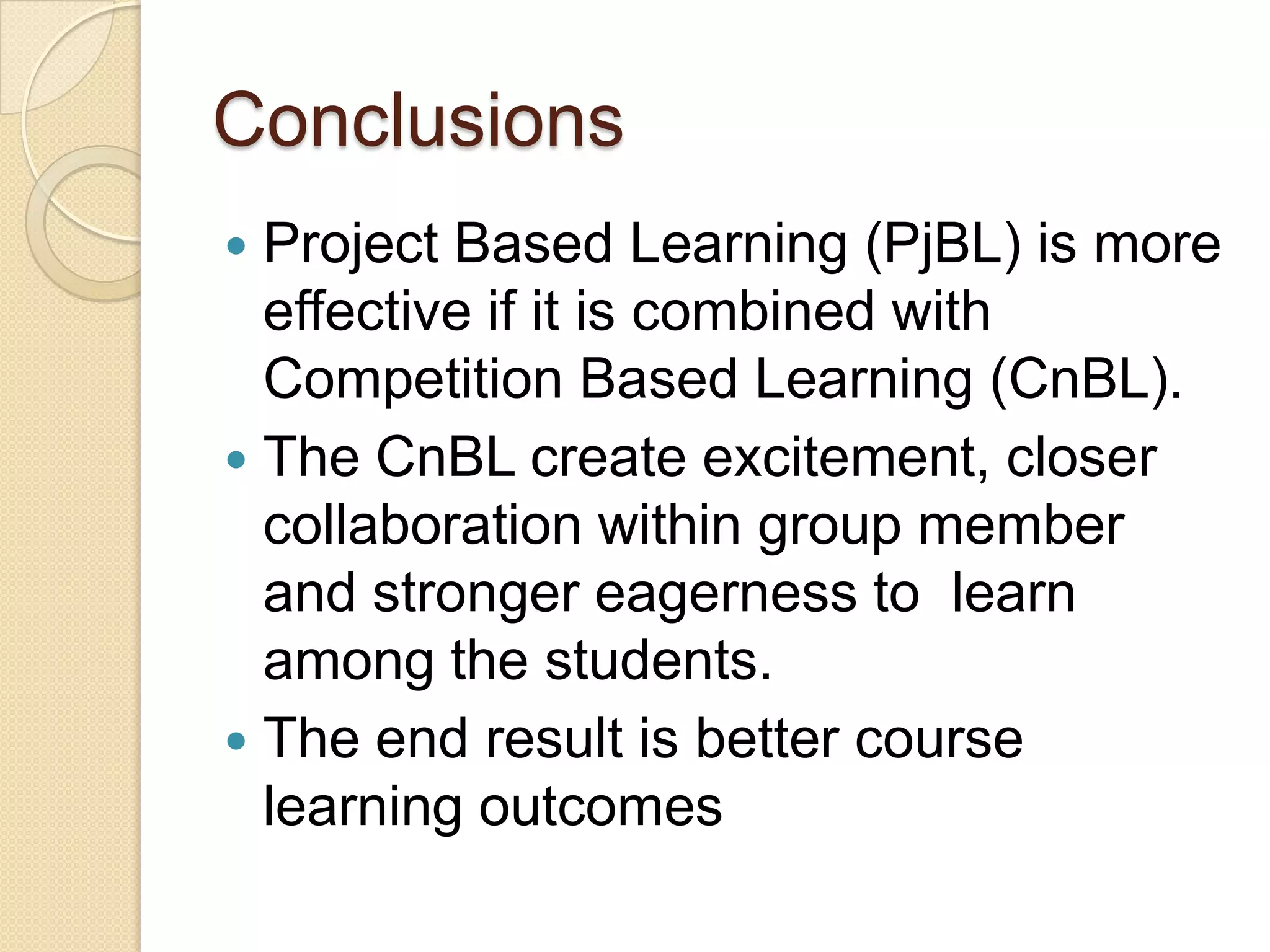 Competition based learning for engineering education | PPTX | Education ...