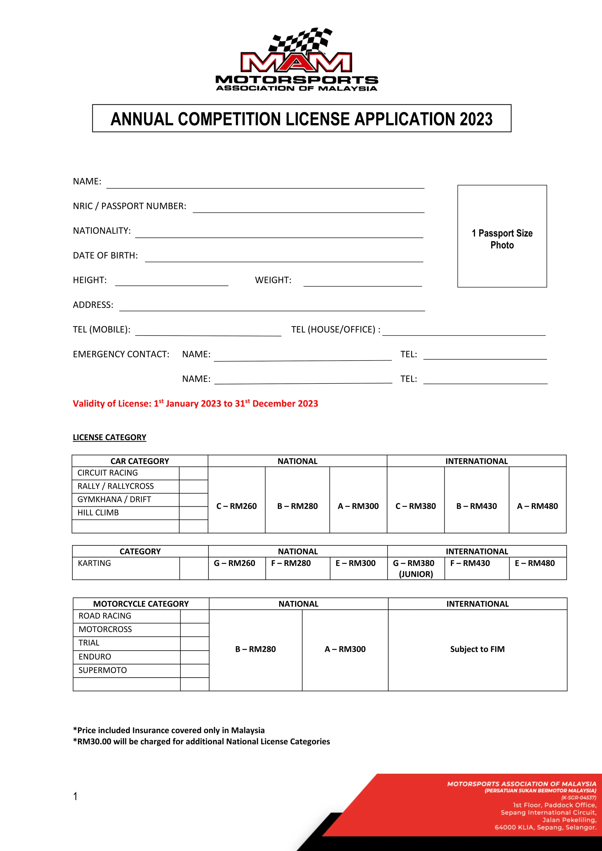 MAM MOTORSPORTS MALAYSIA Competition-License-Application-Form-2023.pdf