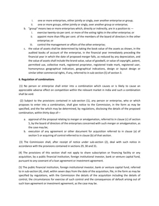 Competition act | DOCX