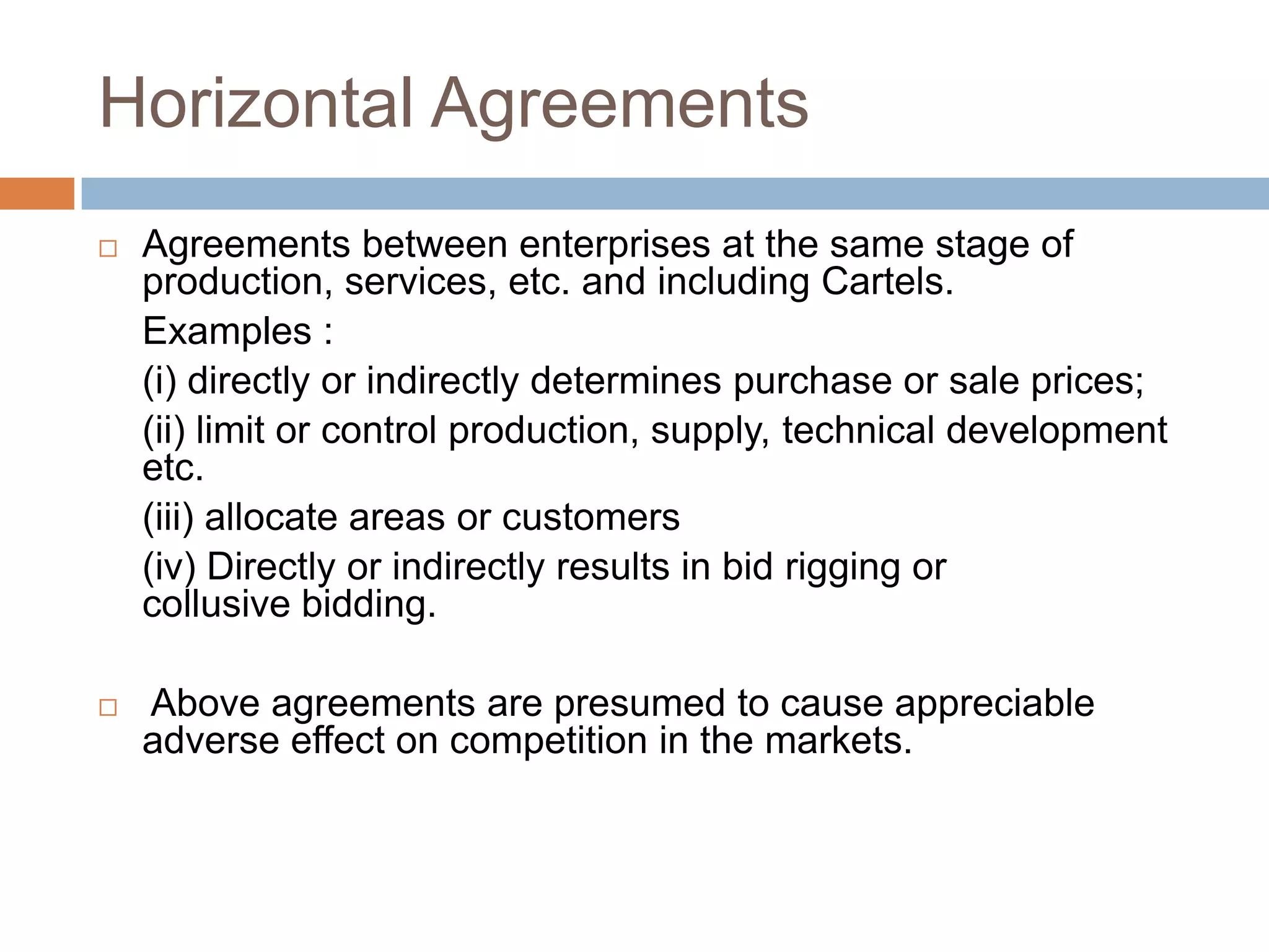 Competition act | PPTX | Business | Business and Finance