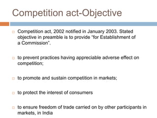 Competition act | PPTX