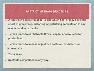 Competition act, 2002 | PPTX
