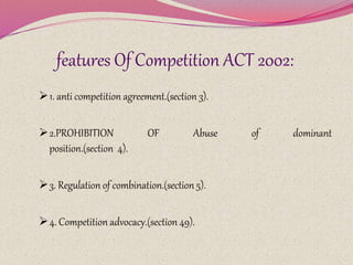 Company competition act, 2002. | PPTX