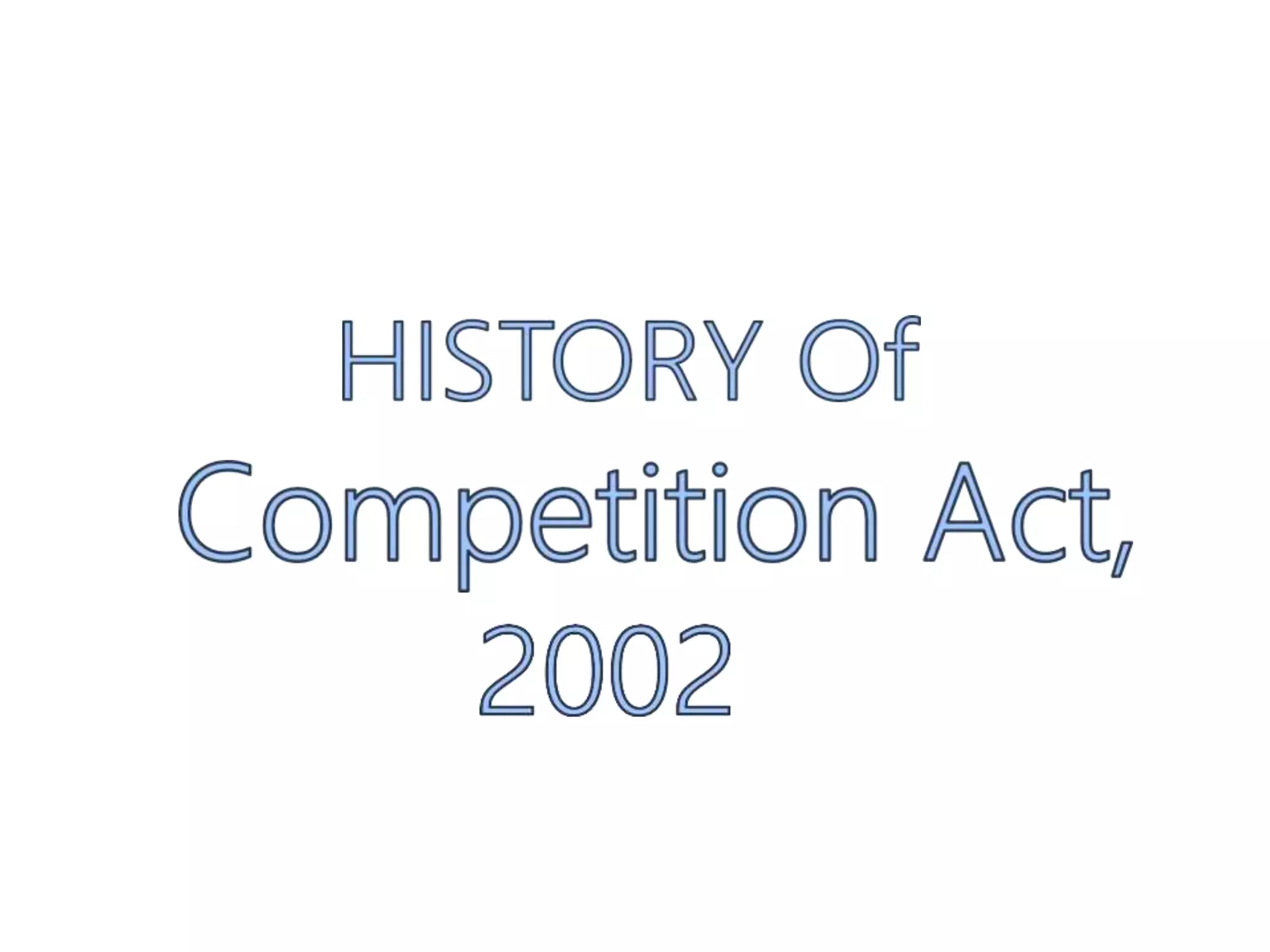 Competition act 2002 | PPTX