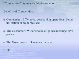 Competition act 2002 | PPT