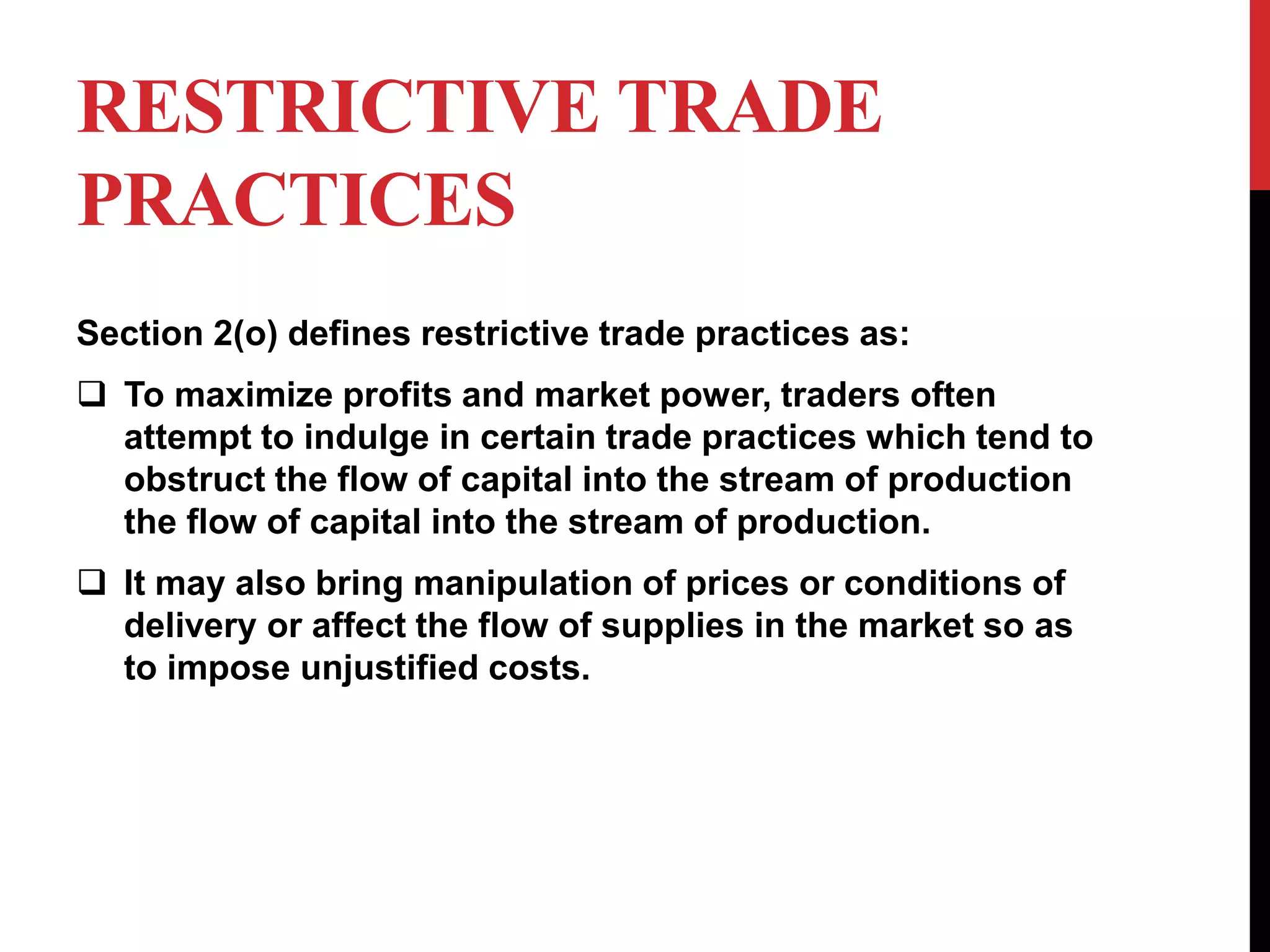 MRTP Act 1969 and Competition Act 2002 | PPTX