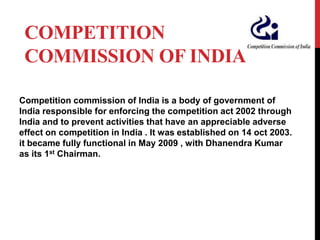 MRTP Act 1969 and Competition Act 2002 | PPTX