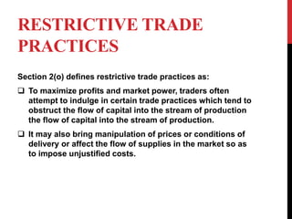 MRTP Act 1969 and Competition Act 2002 | PPTX